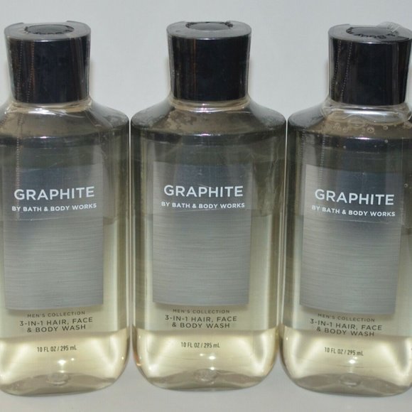 Bath & Body Works | Other | 3 Bath Body Works Graphite 3 In Hair Face ...